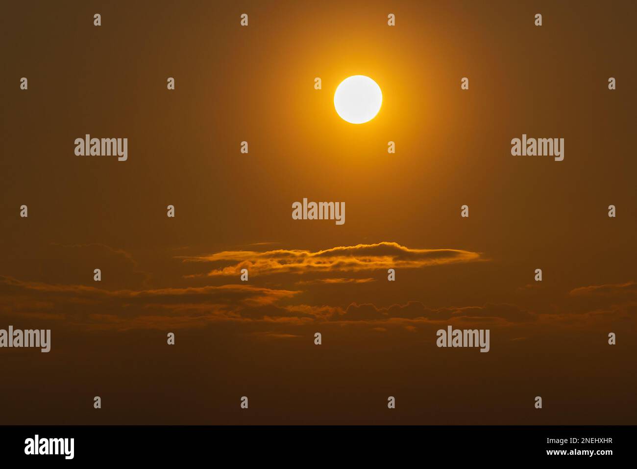 Rise of the orange moon, also known as the harvest moon or the hunter's ...