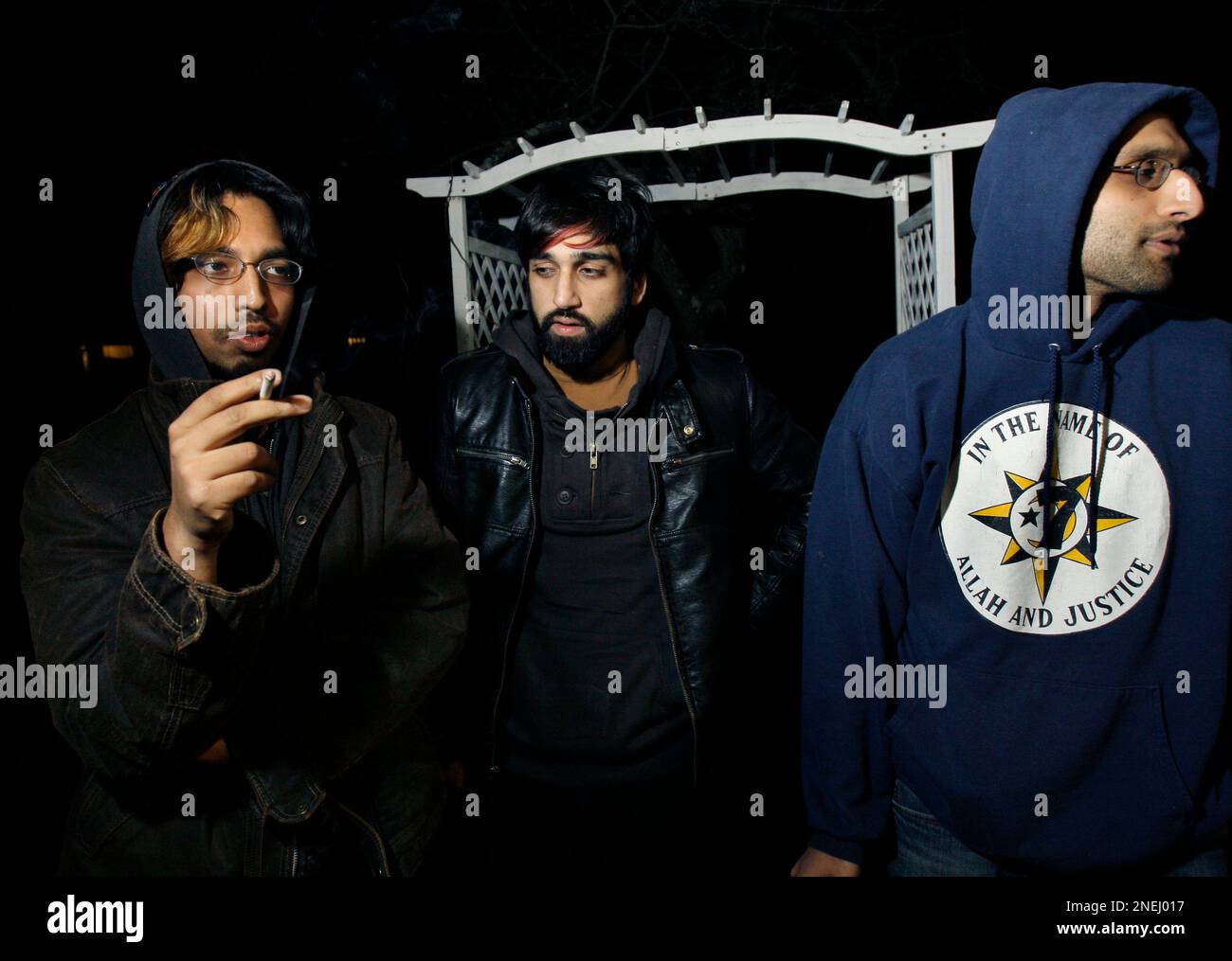 This Dec. 15, 2009 photo shows members of the Muslim Hindu punk band ...
