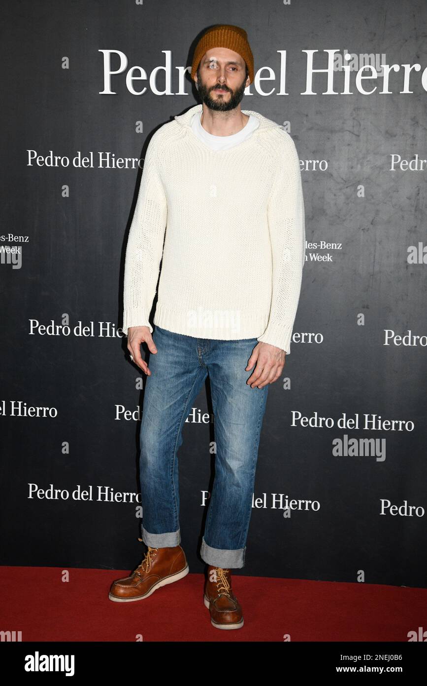 Sergio Mur poses at the Pedro del Hierro photocall at Mercedes Benz ...