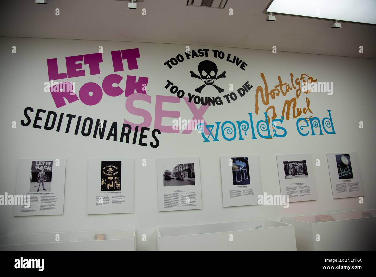 Graffiti display during the exhibition. From defiant train writers to ...
