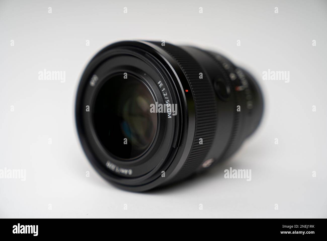 BUDAPEST, HUNGARY October 02, 2022: Sony G-Master SEL FE 50mm f 1.2 GM ...