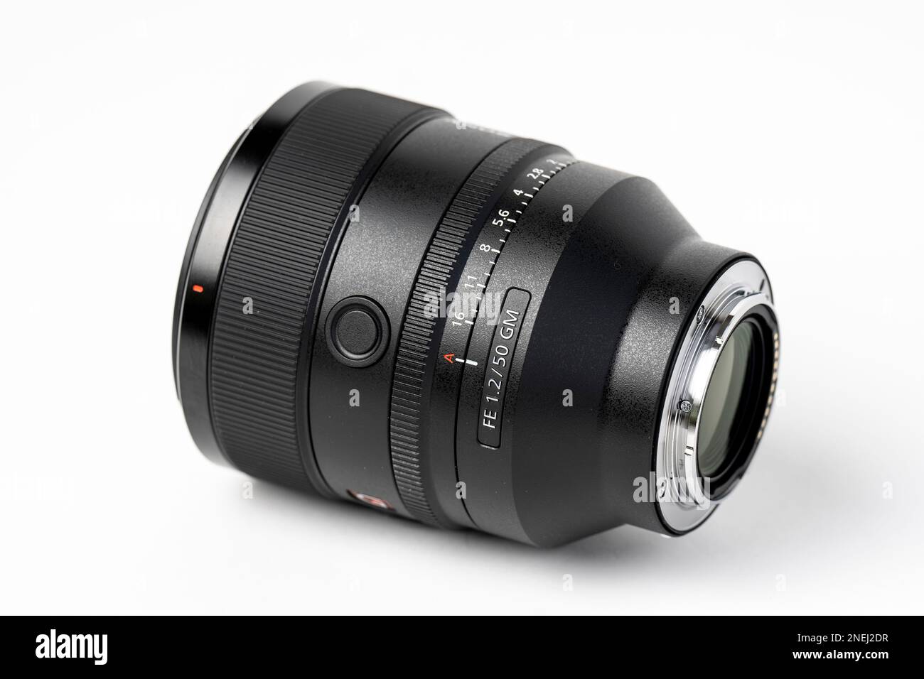 BUDAPEST, HUNGARY October 02, 2022: Sony G-Master SEL FE 50mm f 1.2 GM ...