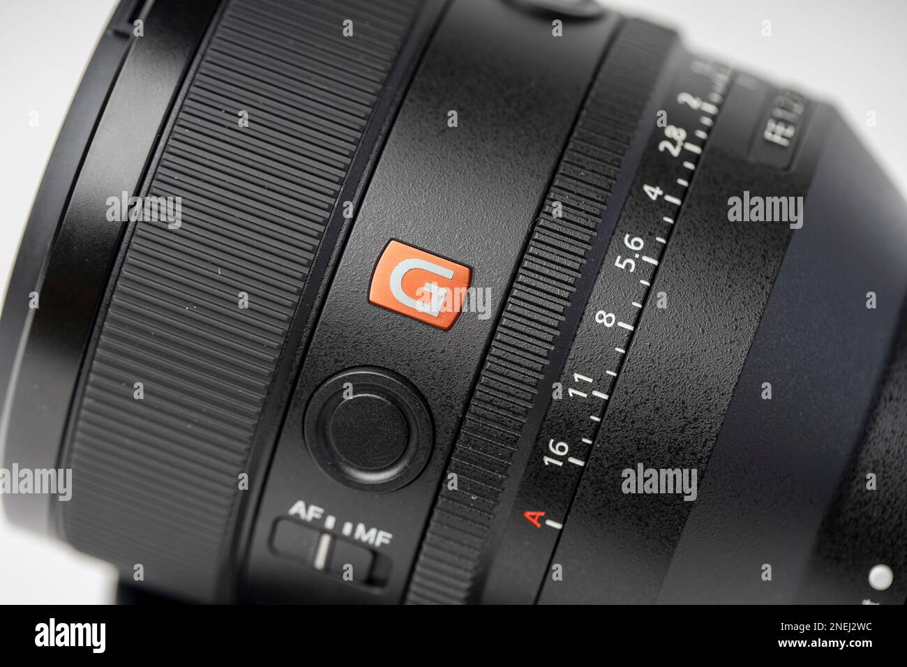 BUDAPEST, HUNGARY October 02, 2022: Sony G-Master SEL FE 50mm f 1.2 GM ...