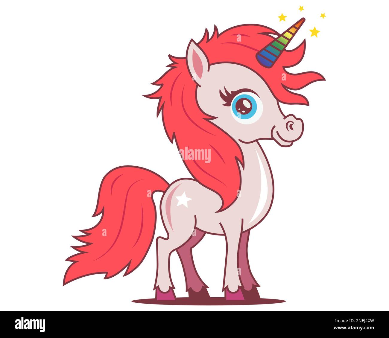 Pink creature illustration hi-res stock photography and images - Alamy