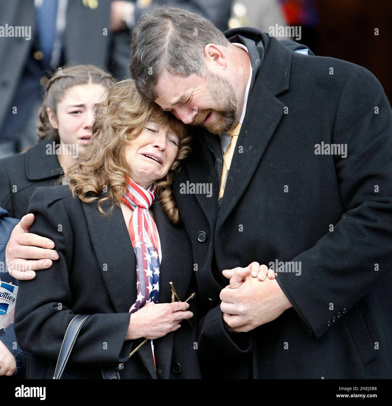 FILE - In this Feb. 19, 2009 file photo, Pauline and John Roberge hold ...