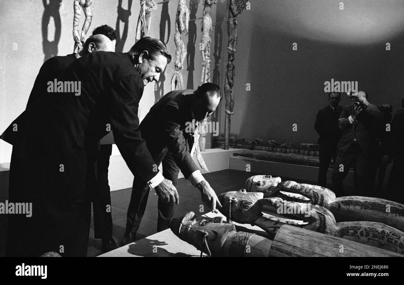 Governor Nelson A. Rockefeller and Thomas P.F. Hoving Director of the ...