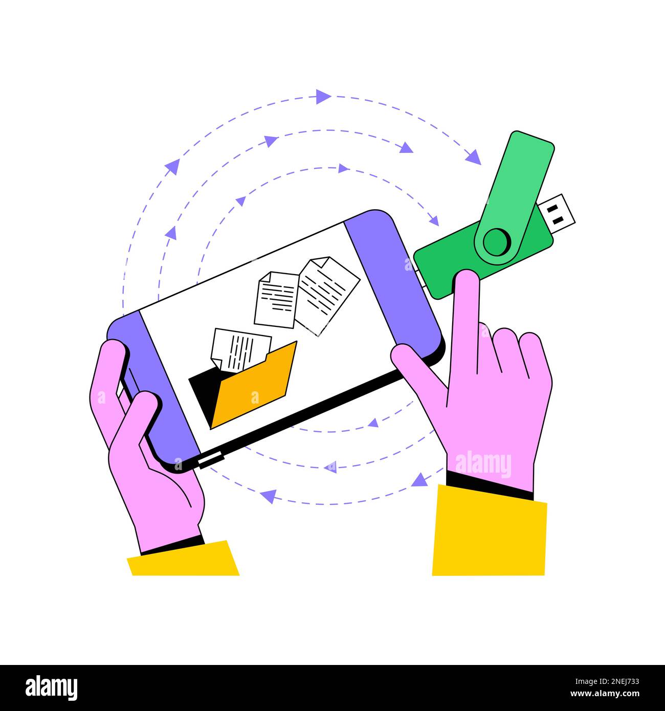 Usb otg Stock Vector Images - Alamy