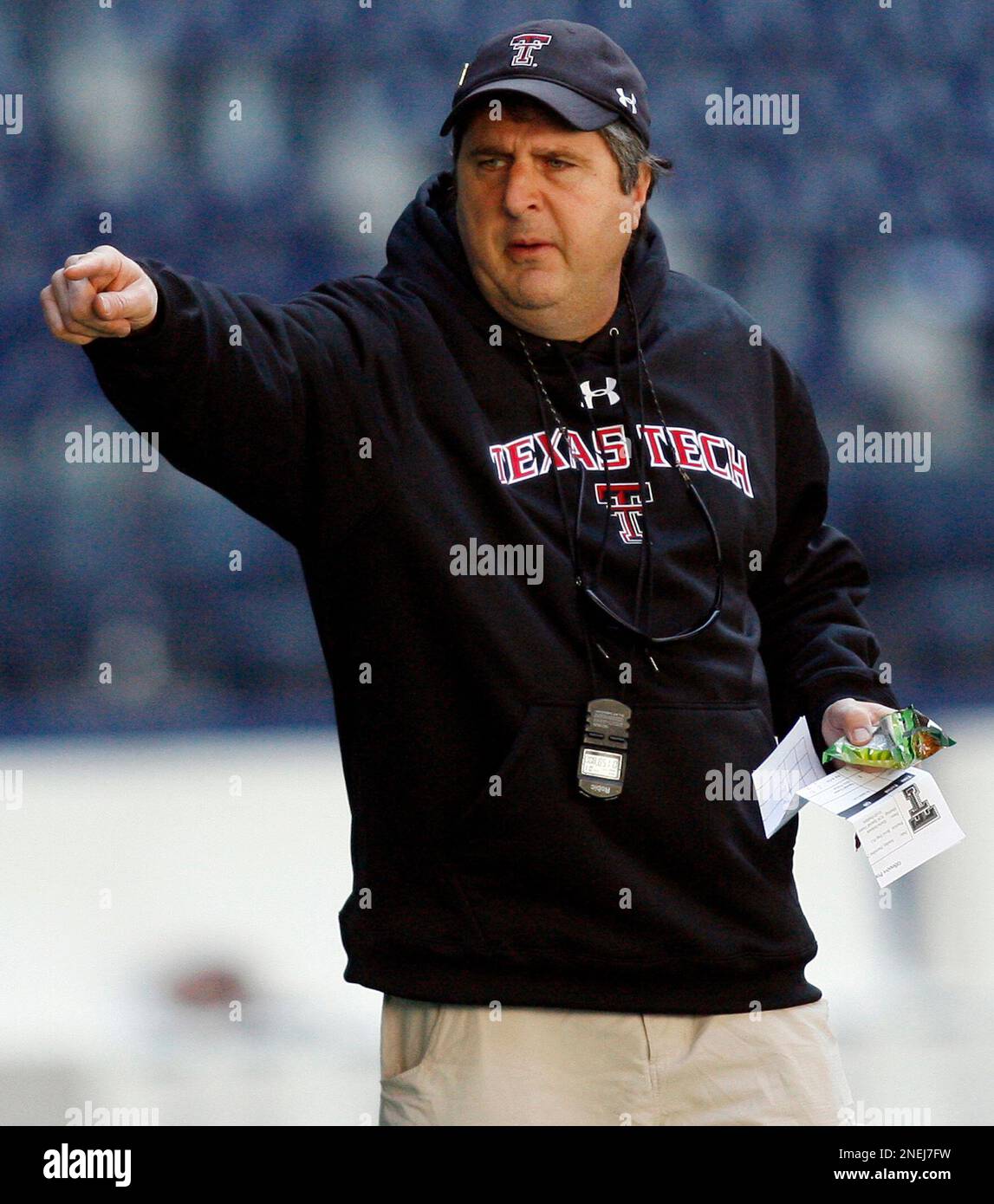 FILE - In this Dec. 28, 2008, file photo, Texas Tech head coach Mike ...