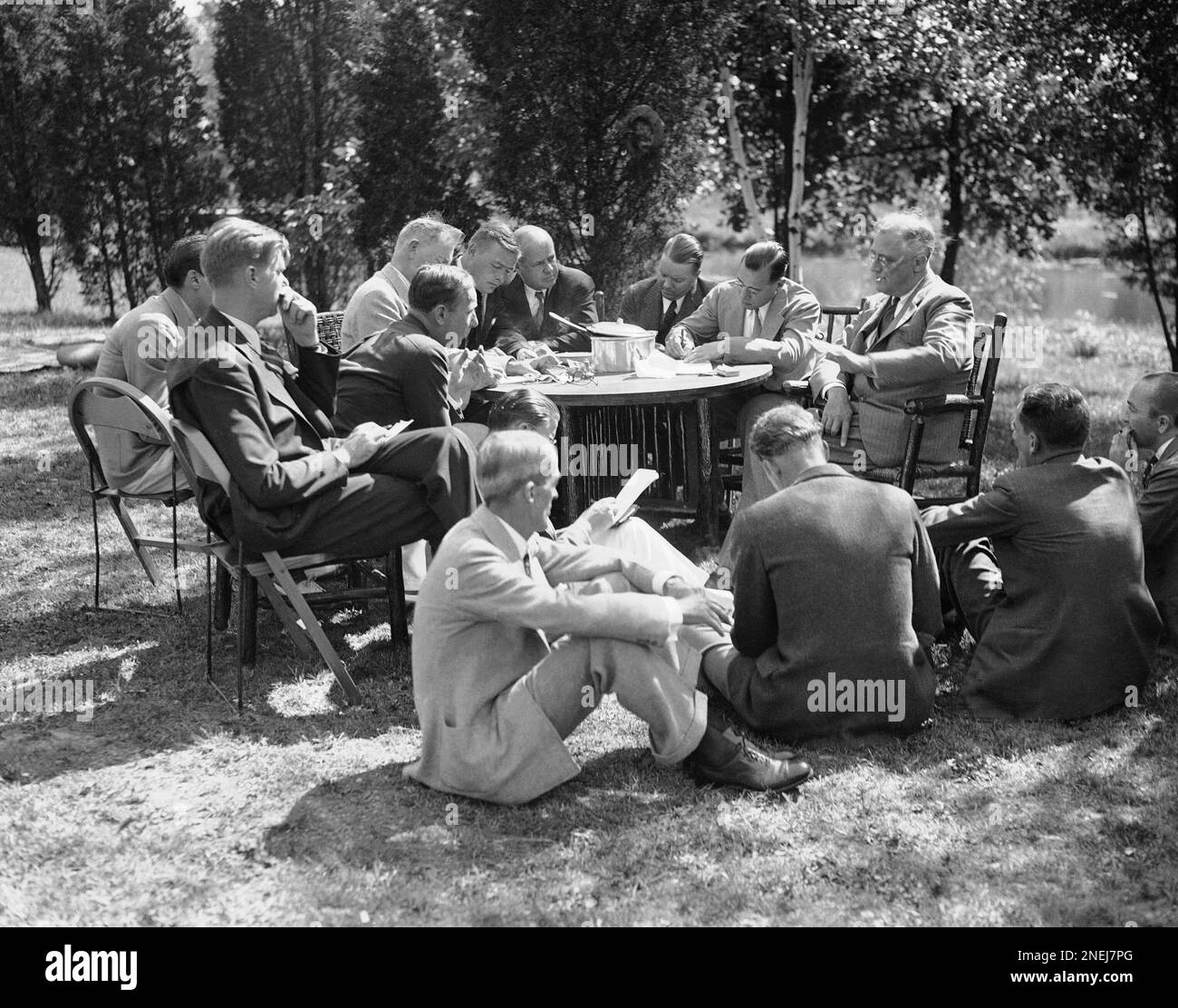 Franklin D. Roosevelt on Sept. 10, 1935. No other information available ...