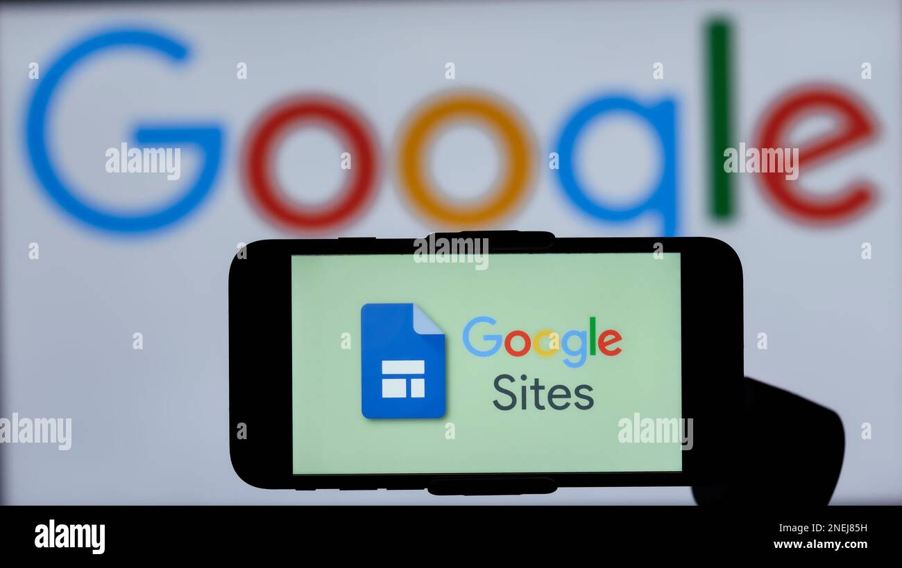 India. 16th Feb, 2023. In this photo illustration, the logo of Google ...