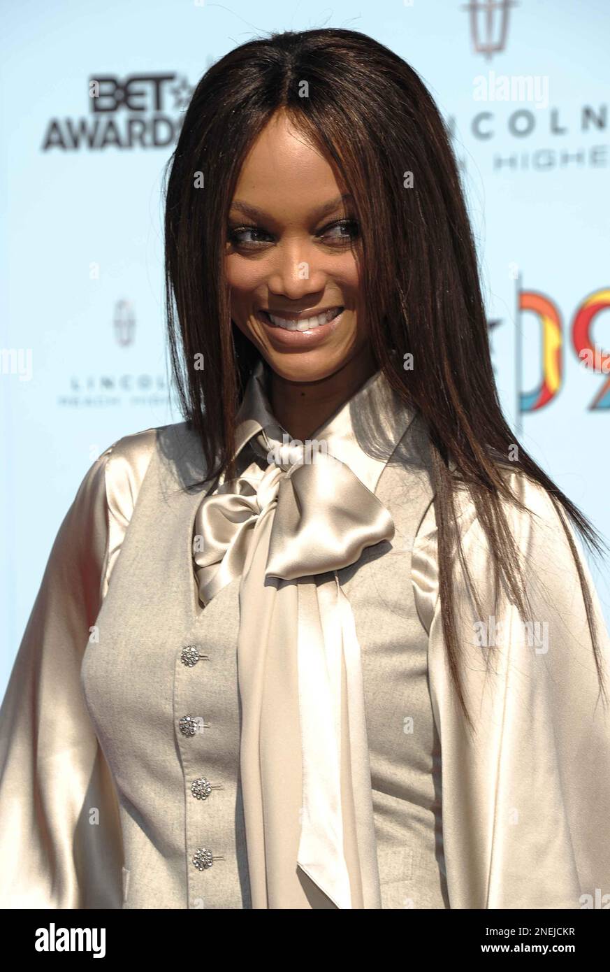 FILE-This June 28, 2009 file photo shows Tyra Banks arriving at the 9th ...