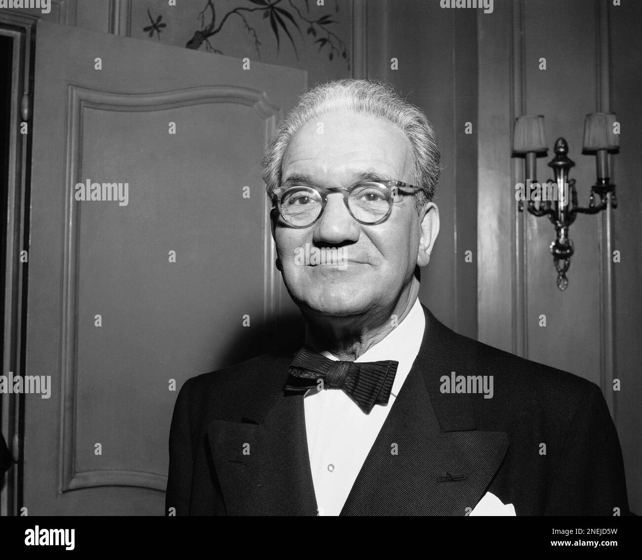 Judge Ferdinand Pecora, photographed on May 26, 1950 in New York City ...