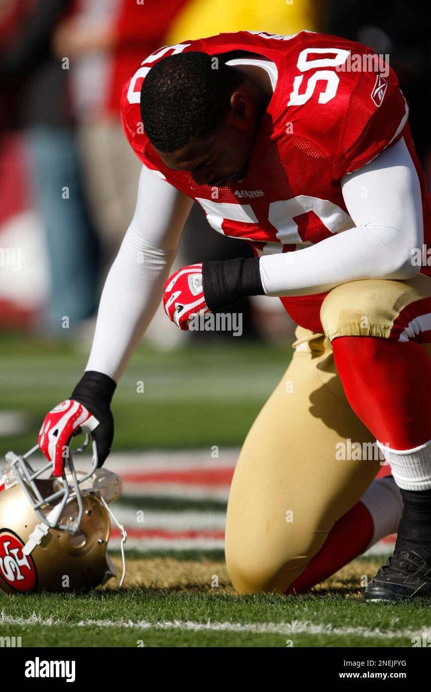 San Francisco 49ers linebacker Diyral Briggs (50) before an NFL ...