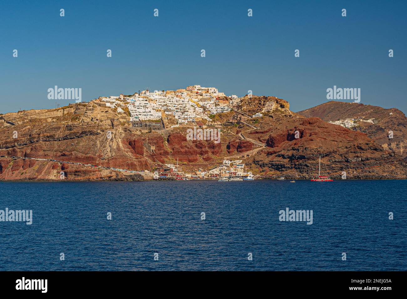 Caldera santorini volcano crater hi-res stock photography and images ...