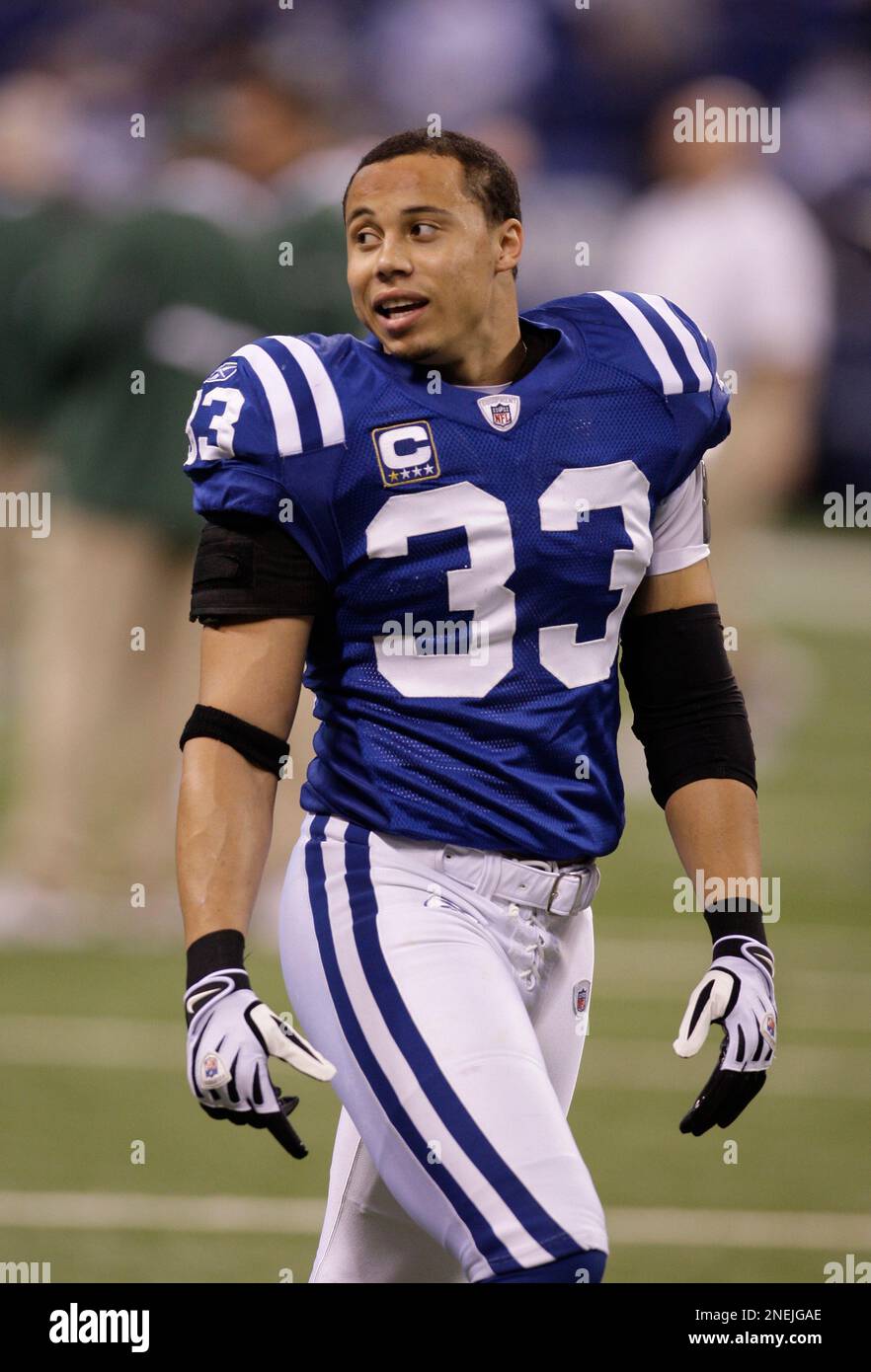 Indianapolis Colts cornerback Melvin Bullitt (33) before an NFL ...