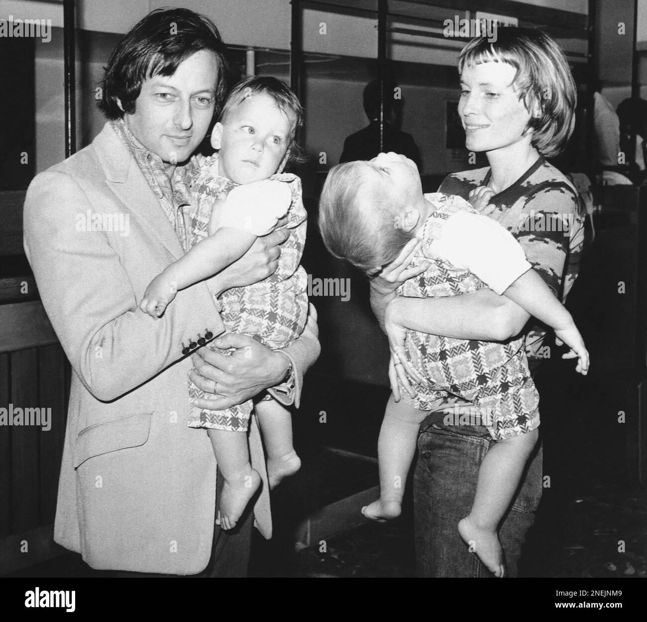 Mr. Andre Previn, chief conductor of London Symphony Orchestra, seen at ...