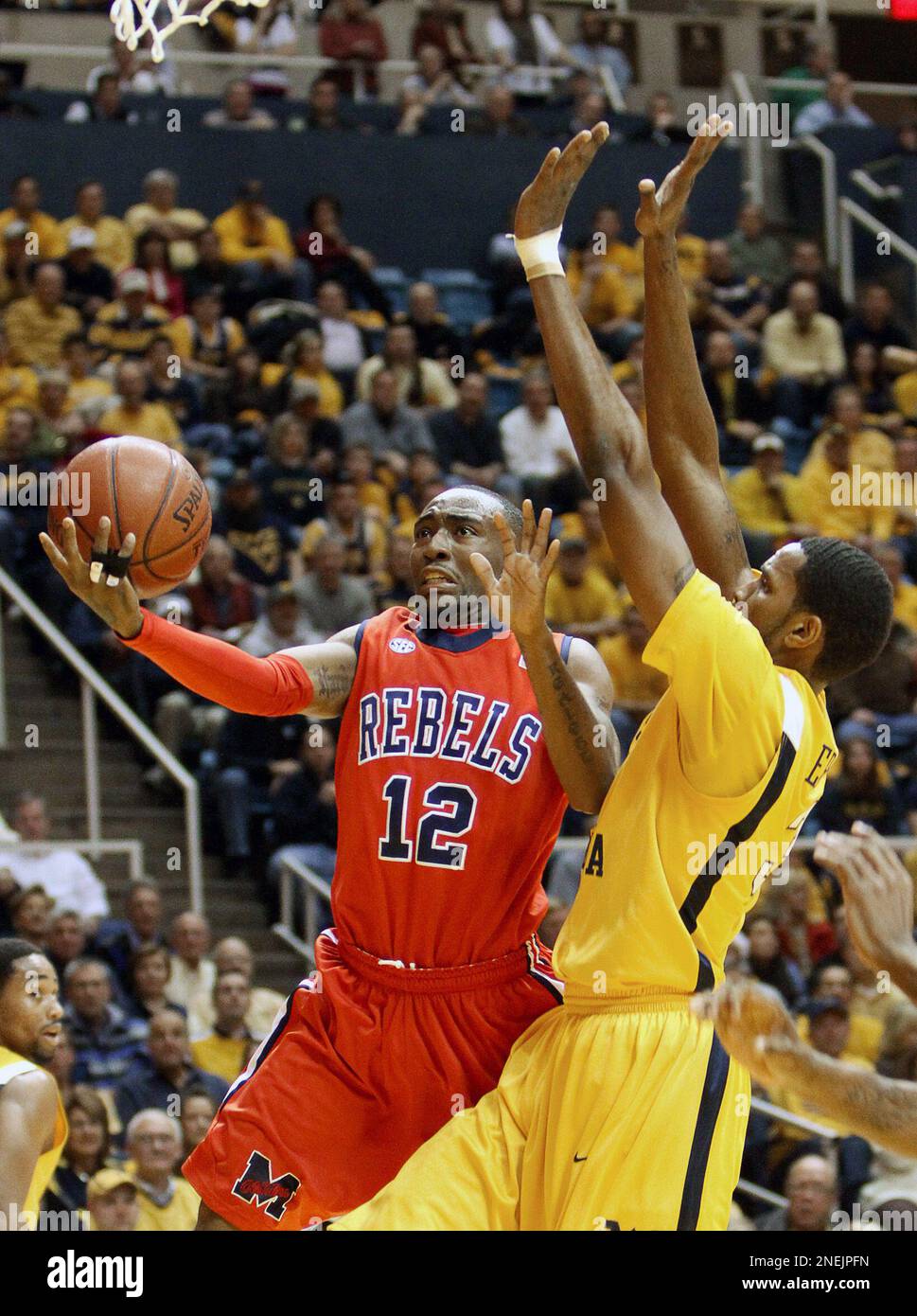 Mississippi's Chris Warren (12) goes in for a layup against West ...
