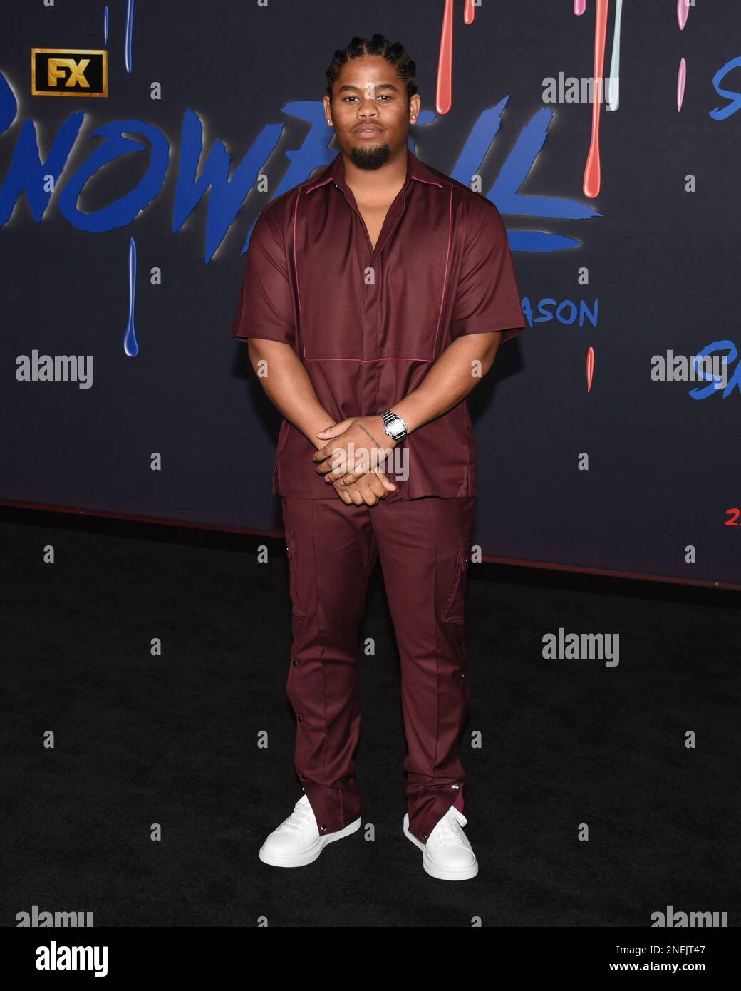 15 February 2023 - Burbank, California - Isaiah John. Red Carpet ...