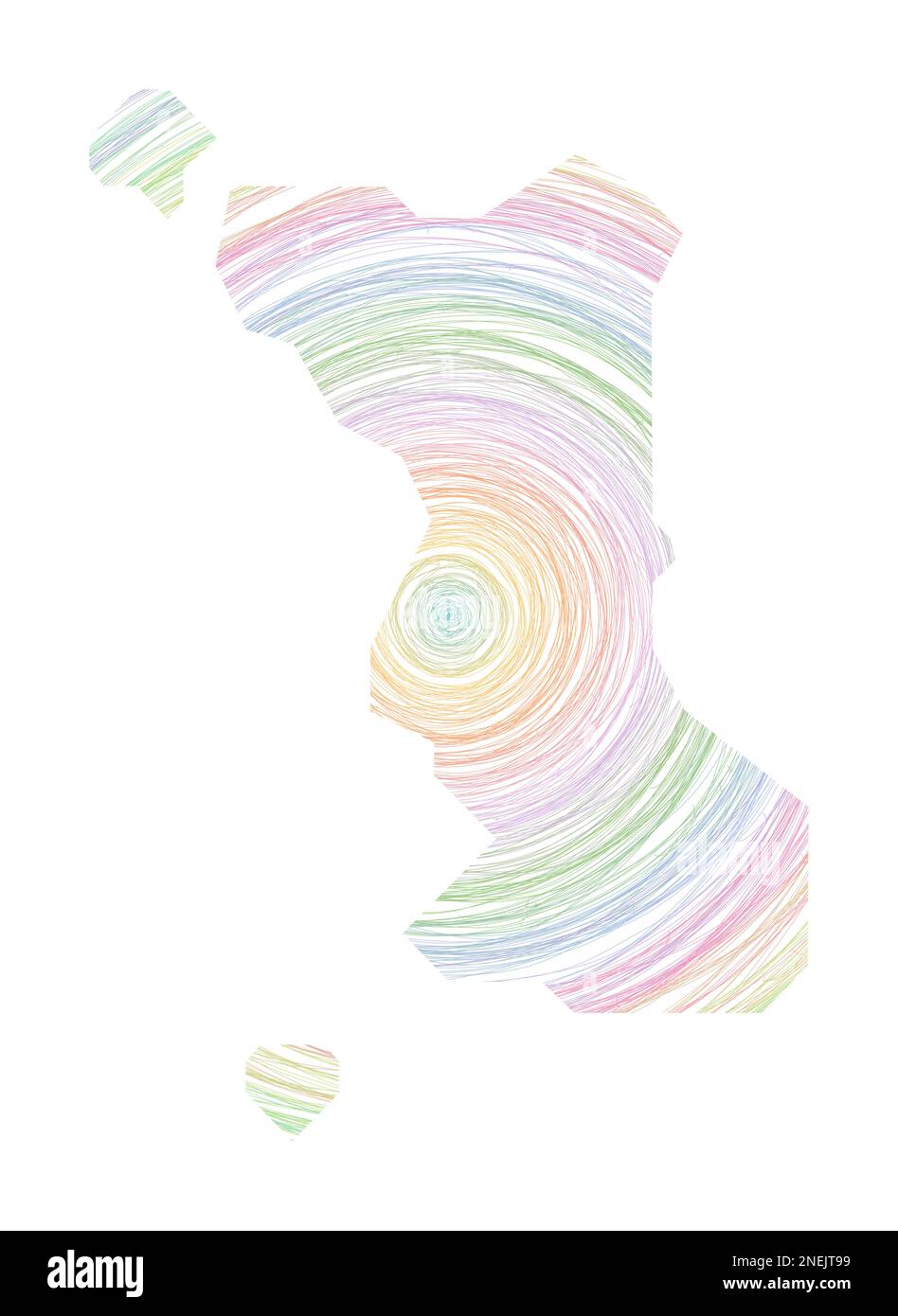 Island malapascua island map hi-res stock photography and images - Alamy