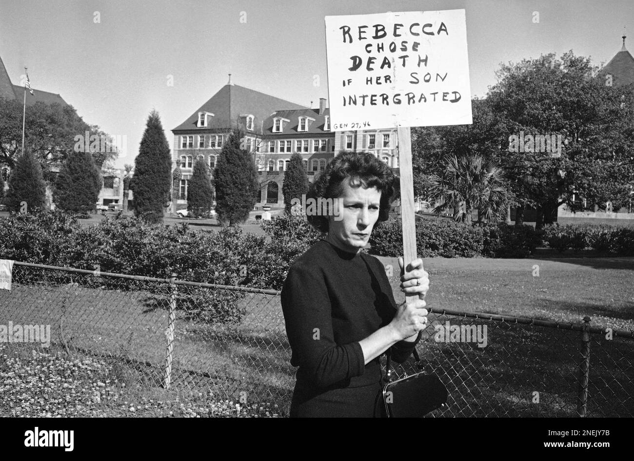 Mrs. B.J. Gaillot, militant segregationist who claims she was ...