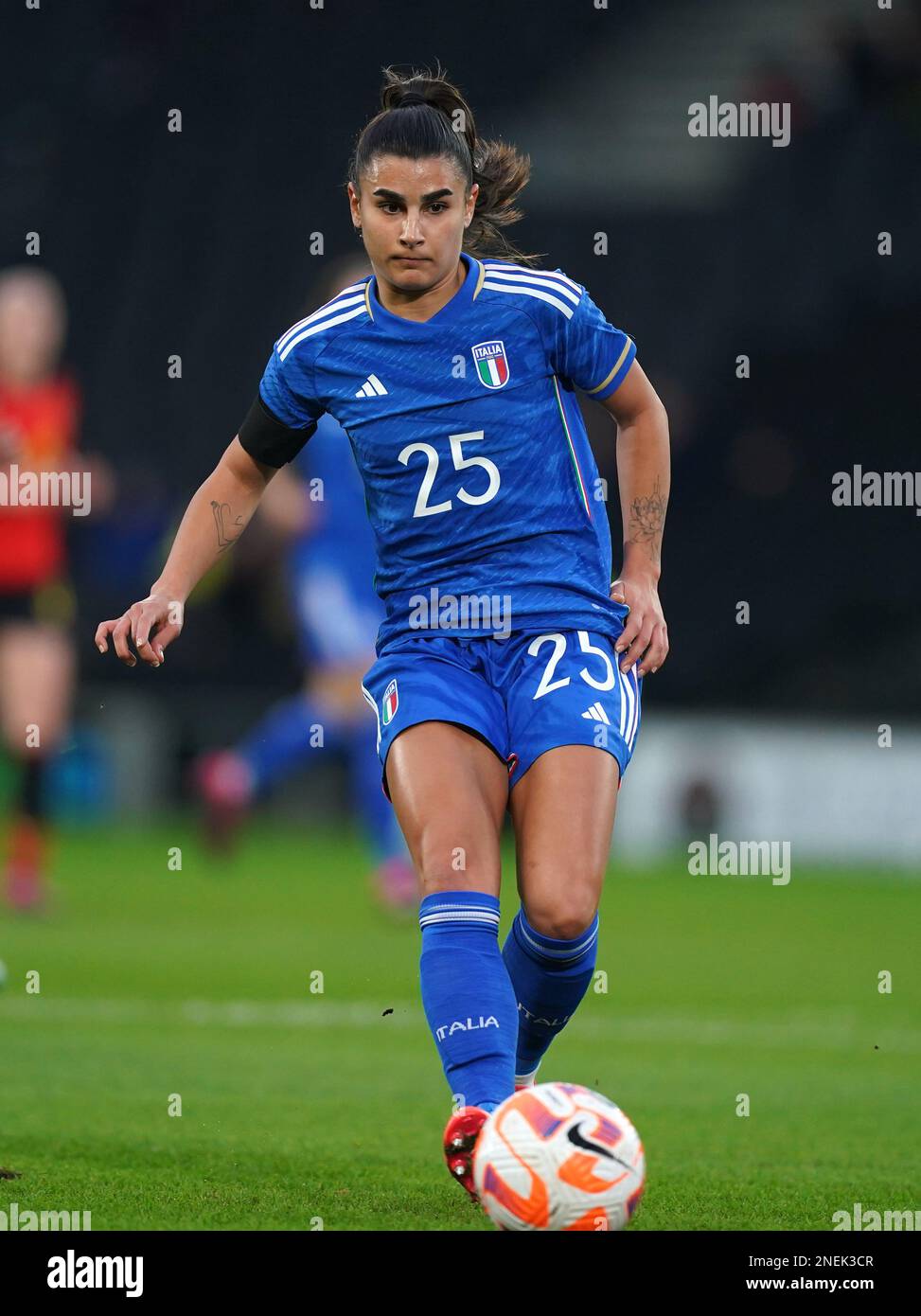 Italy's Benedetta Orsi during the Arnold Clark Cup match at Stadium MK ...