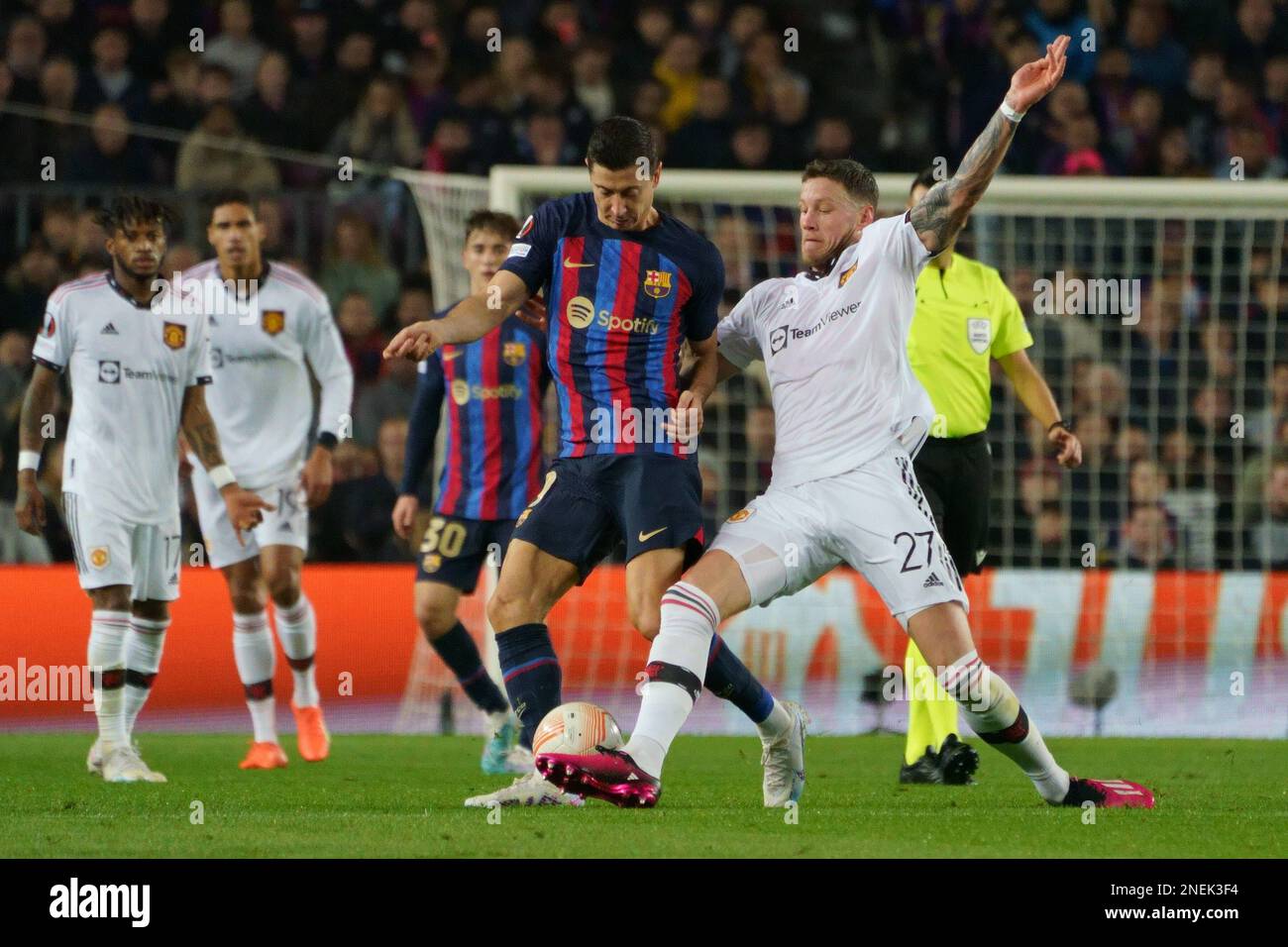 16th February 2023; Nouc Camp, Barcelona, Spain: UEFA Europa League ...