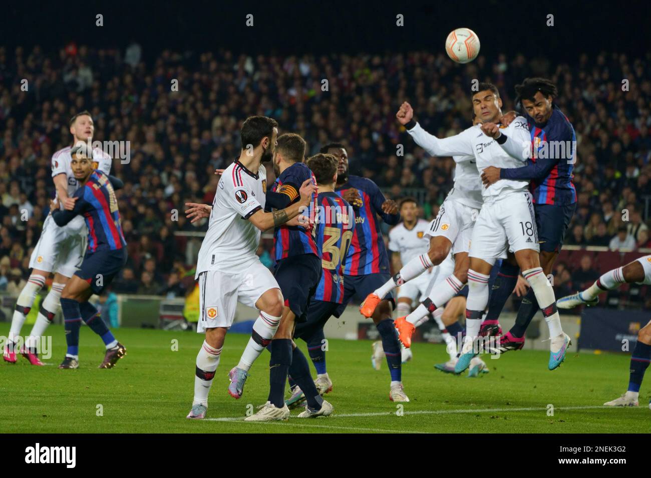 16th February 2023; Nouc Camp, Barcelona, Spain: UEFA Europa League ...