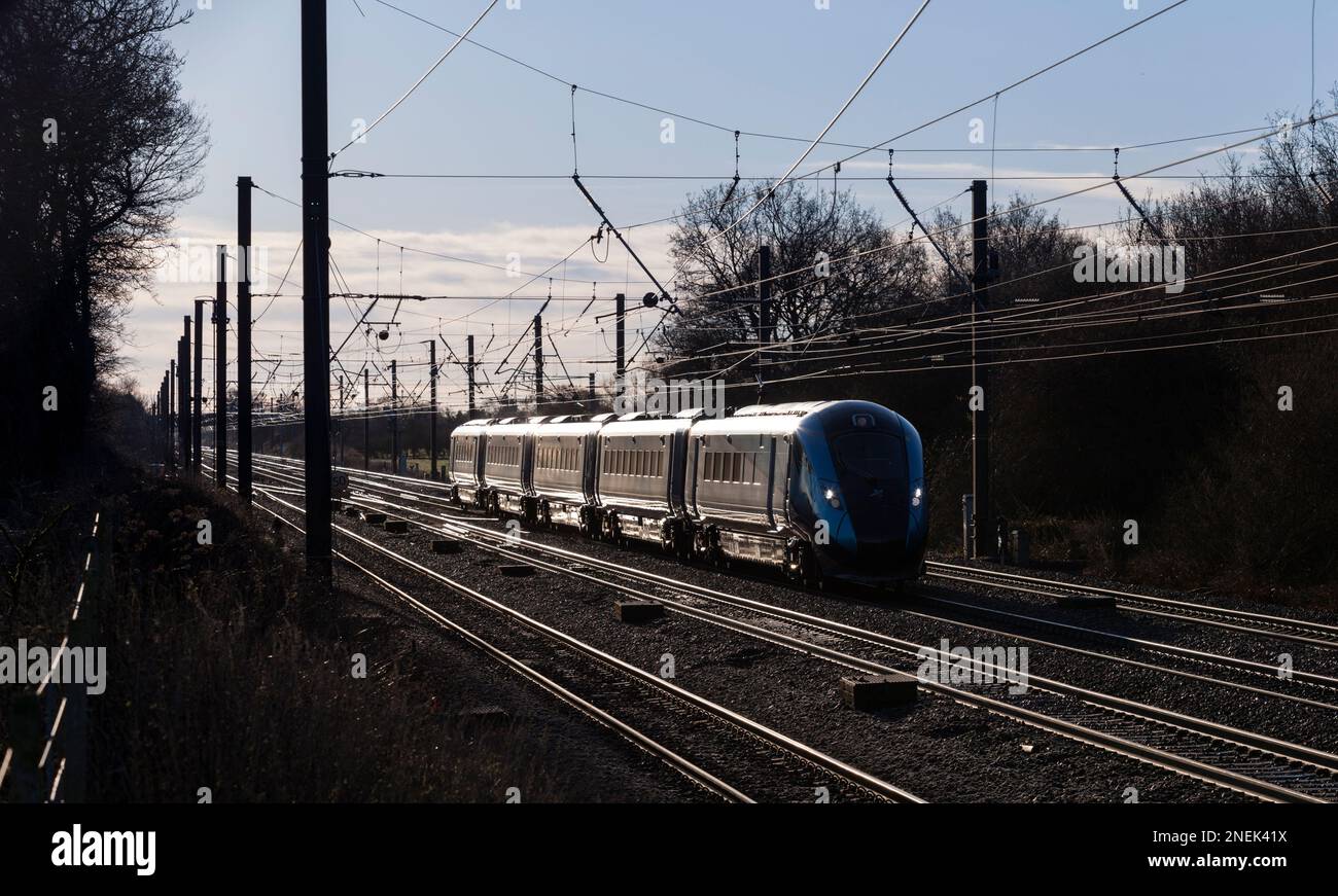 First Transpennine Express class 802 Hitachi AT300 bi mode train ...
