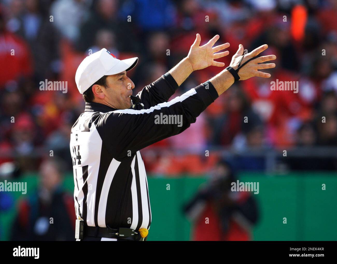 NFL referee Gene Steratore during the first half of an NFL football ...
