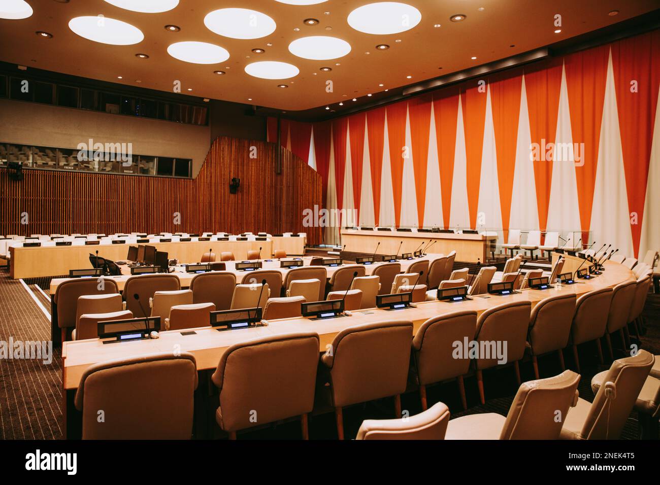 Economic and Social Council United Nations New York City Stock Photo ...