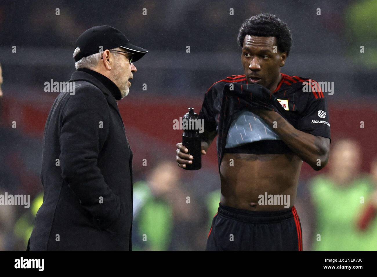 AMSTERDAM - (lr) 1. FC Union Berlin coach Urs Fischer, Sheraldo Becker ...