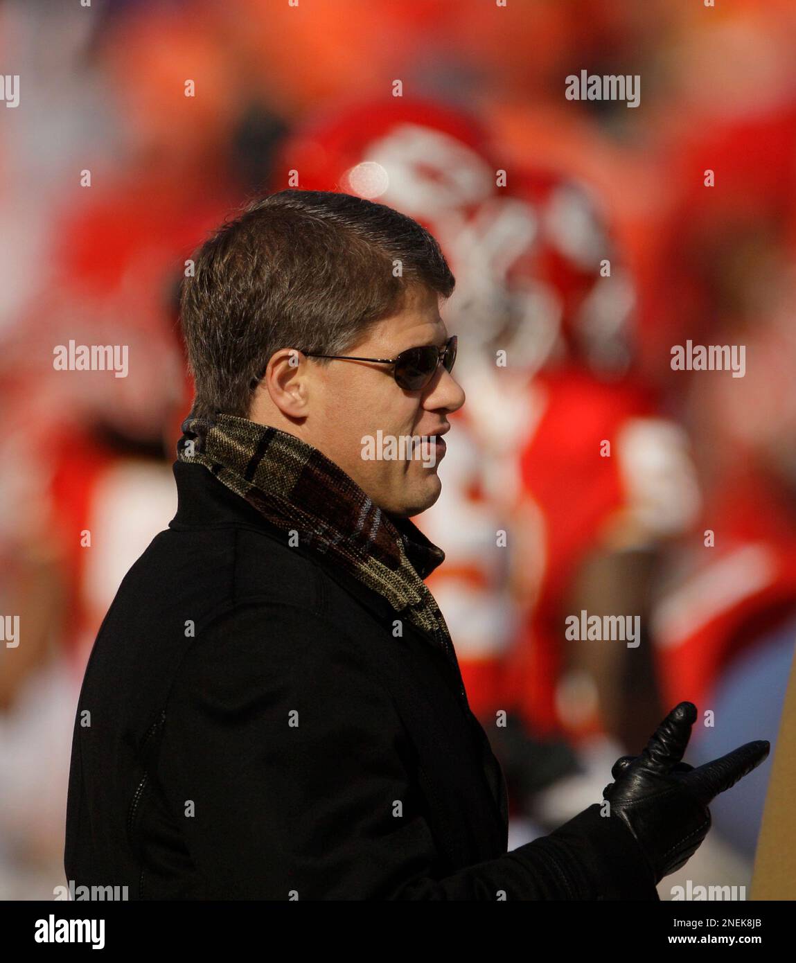 Kansas City Chiefs owner Clark Hunt before an NFL football game against ...