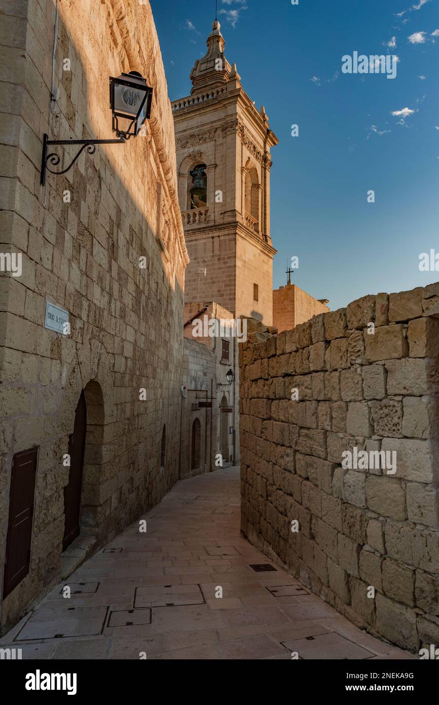 The Citadel of Victoria, Gozo Stock Photo - Alamy