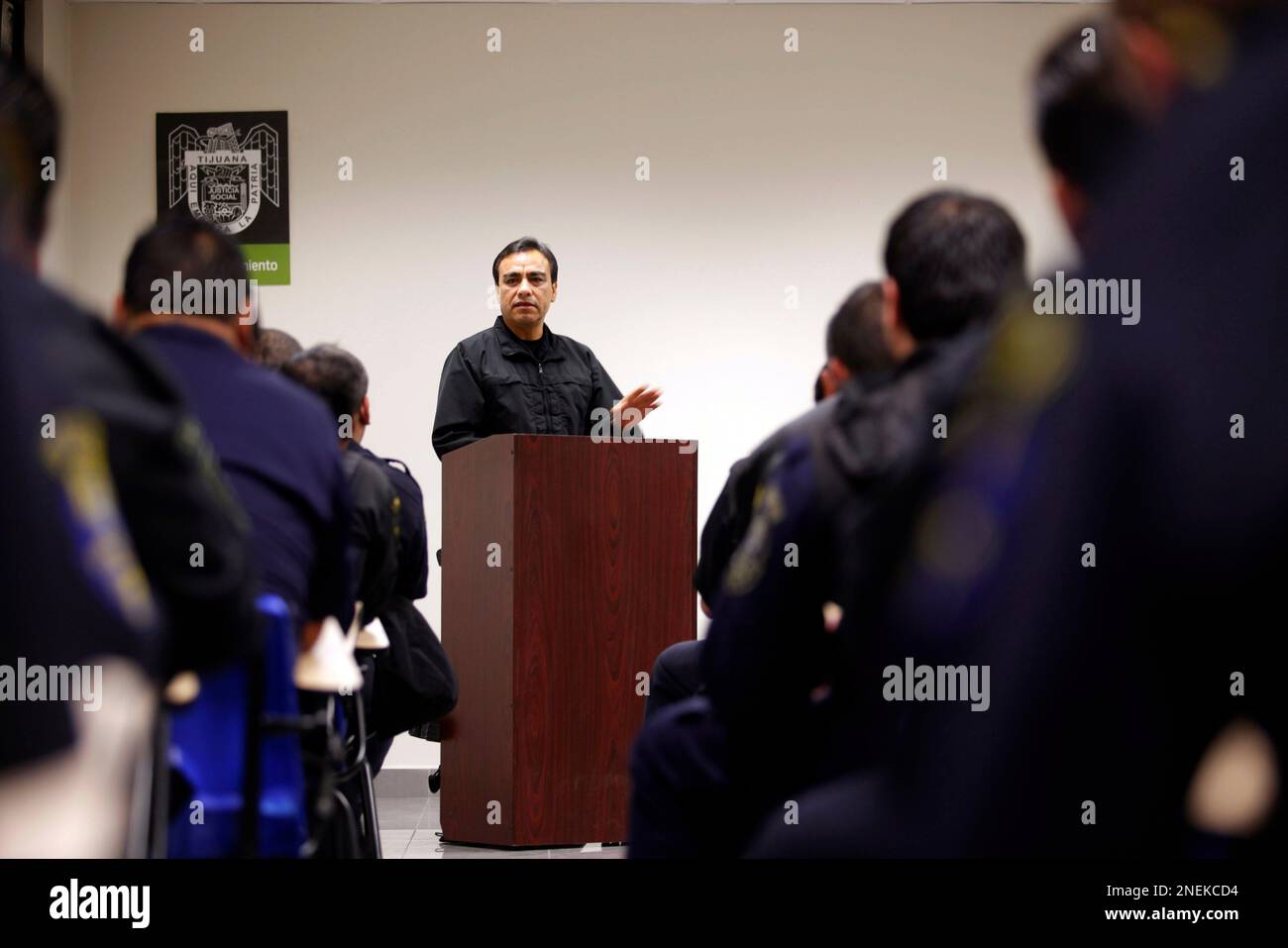 In this Nov. 23, 2009 photo, Tijuana's Public Safety Chief Julian ...