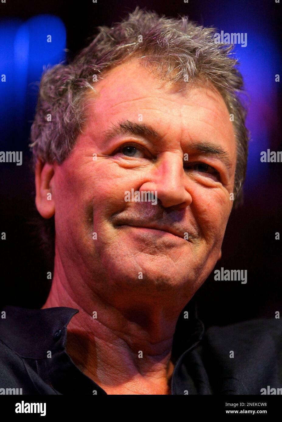 British singer Ian Gillan from the group Deep Purple, seen at his ...