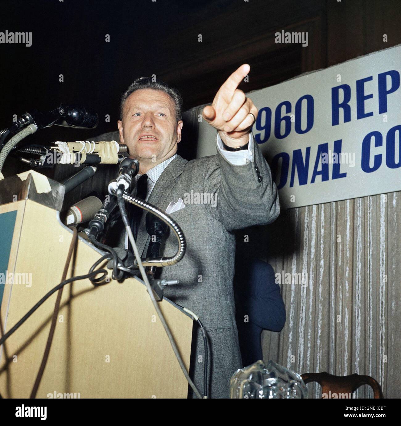 Microphone gesturing leadership standing authority communication hi-res ...