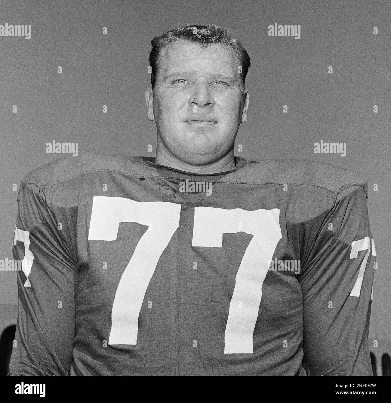 Philadelphia Eagles Tackle John Madden on July 29, 1959 in Hershey ...