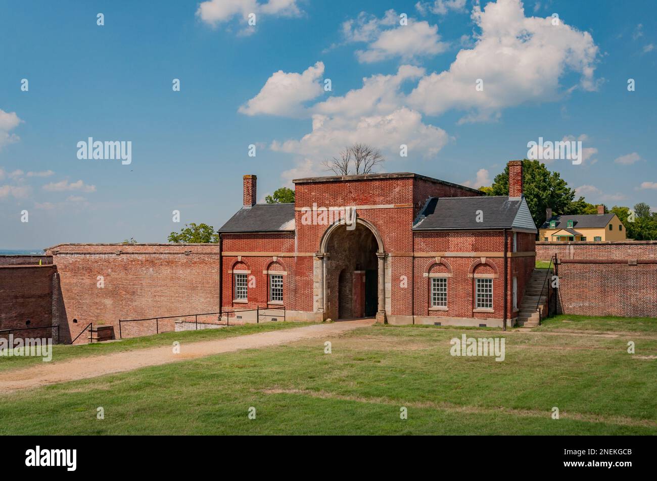 Historic Fort on the Potomac River, Fort Washington Maryland USA, Fort ...