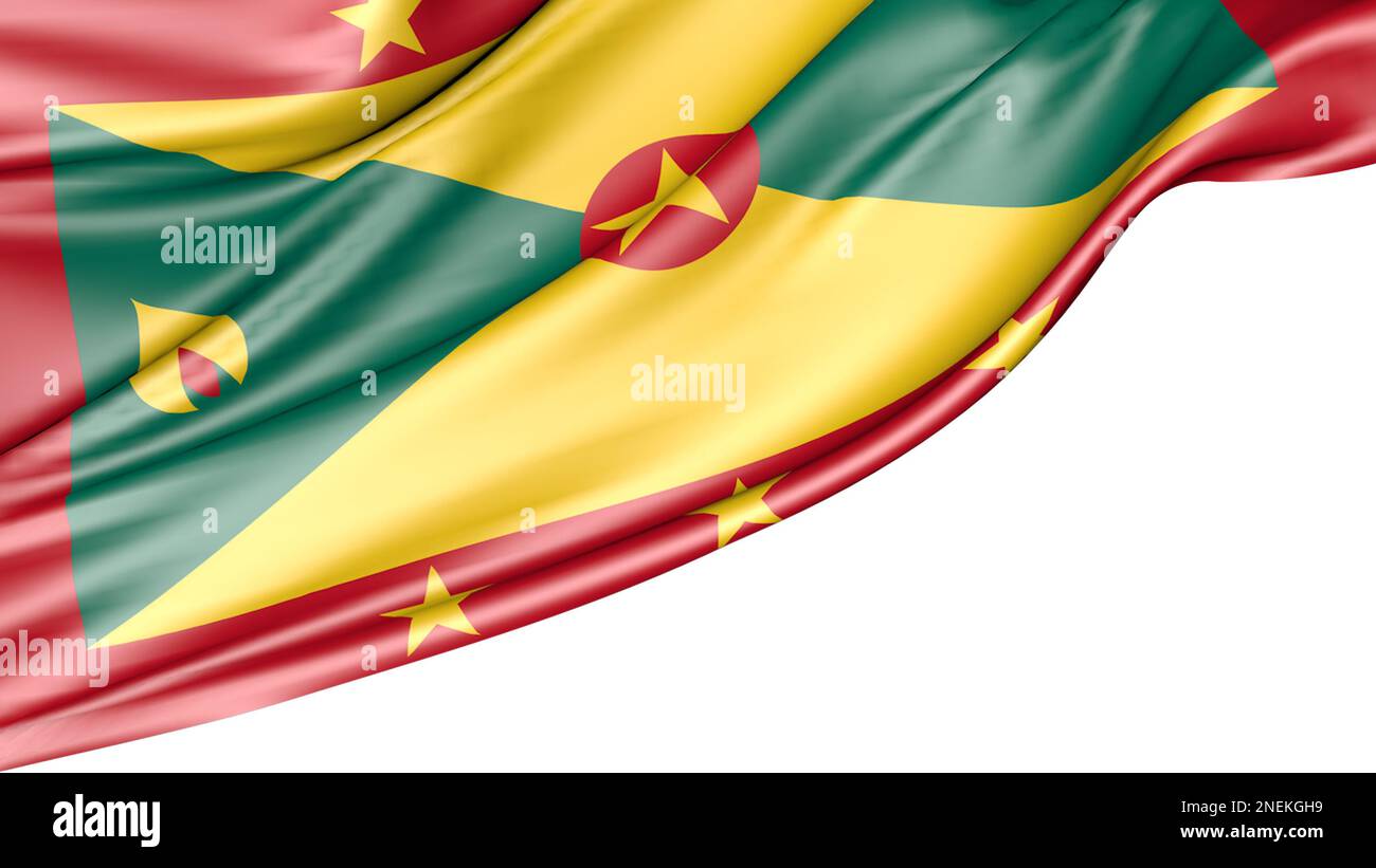 Grenada flag map hi-res stock photography and images - Alamy