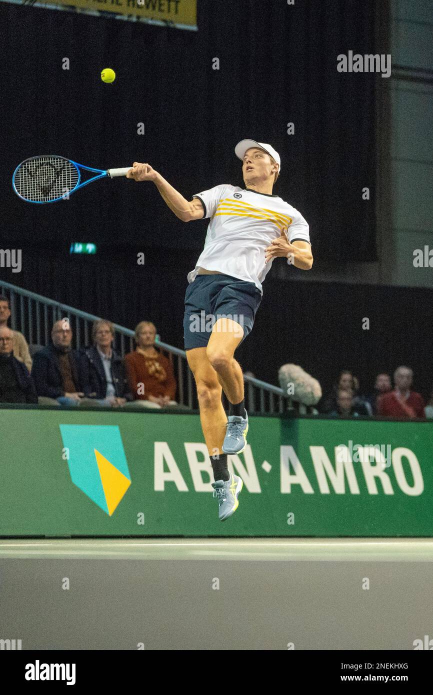 ROTTERDAM, THE NETHERLANDS - FEBRUARY 15 : Tim van Rijthoven of The ...
