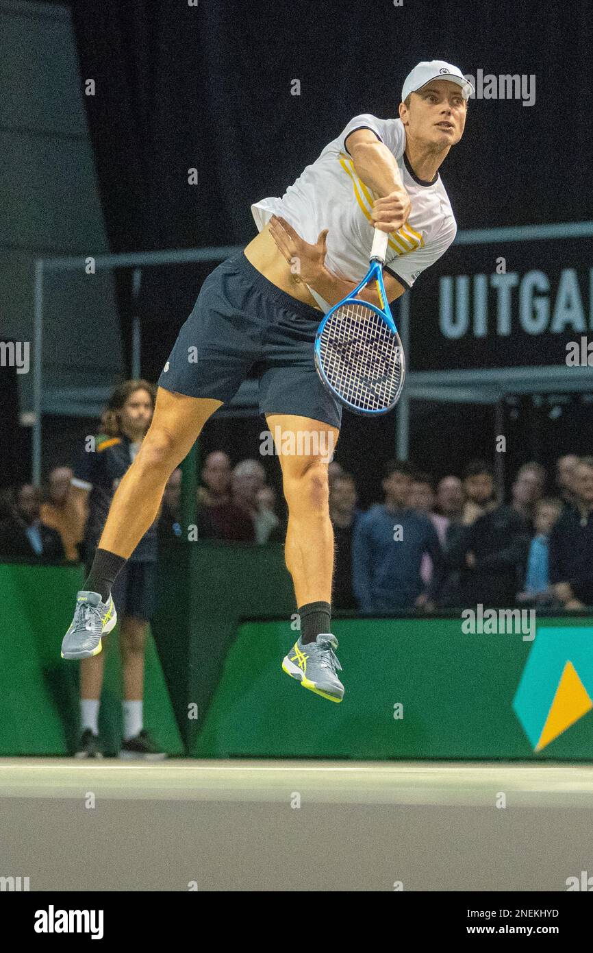 ROTTERDAM, THE NETHERLANDS - FEBRUARY 15 : Tim van Rijthoven of The ...