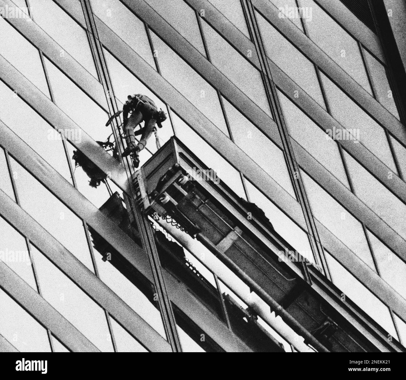 Daniel Goodwin, 25 years old, from Kennebunk, Maine, uses a t-shaped ...