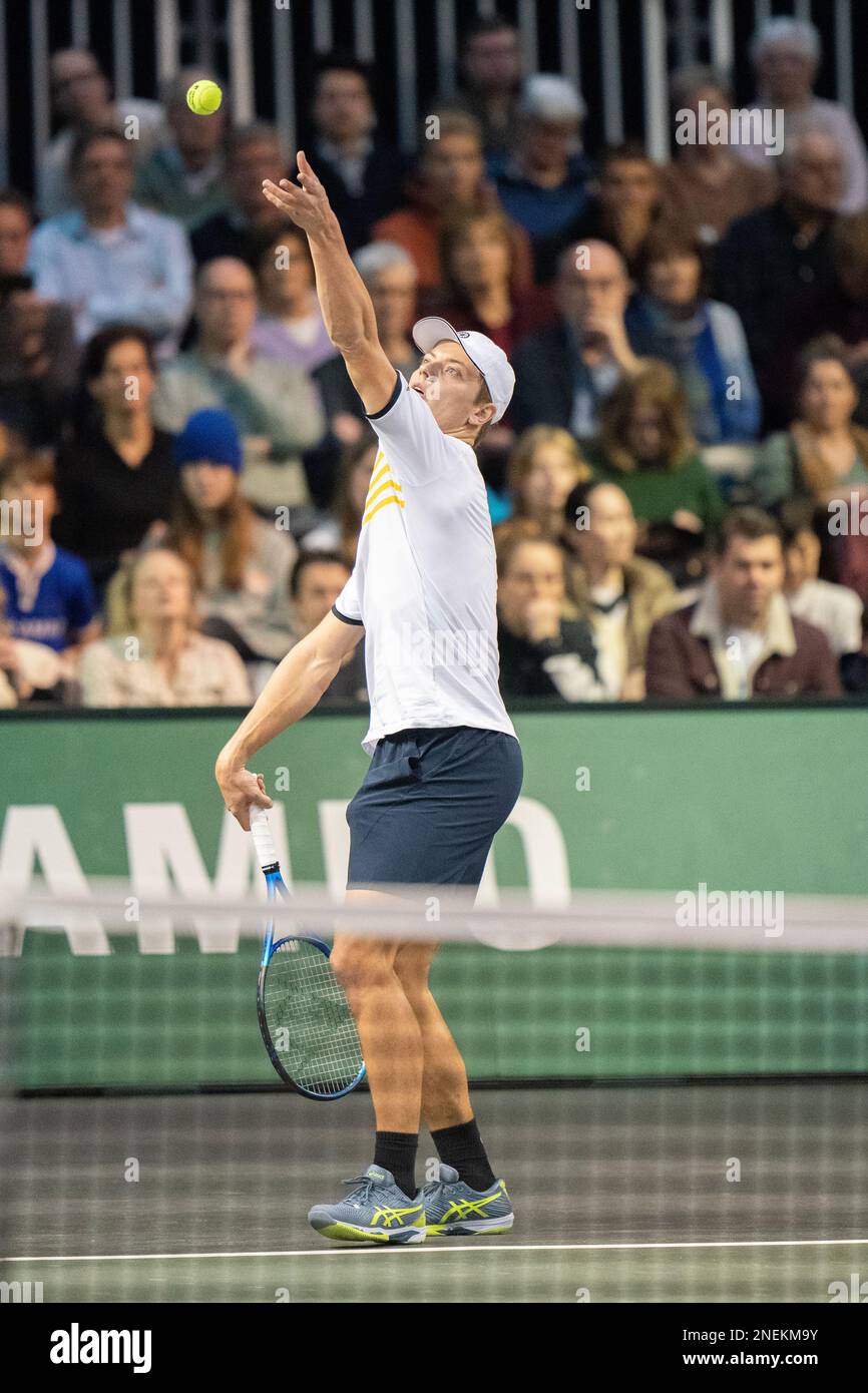 ROTTERDAM, THE NETHERLANDS - FEBRUARY 15 : Tim van Rijthoven of The ...