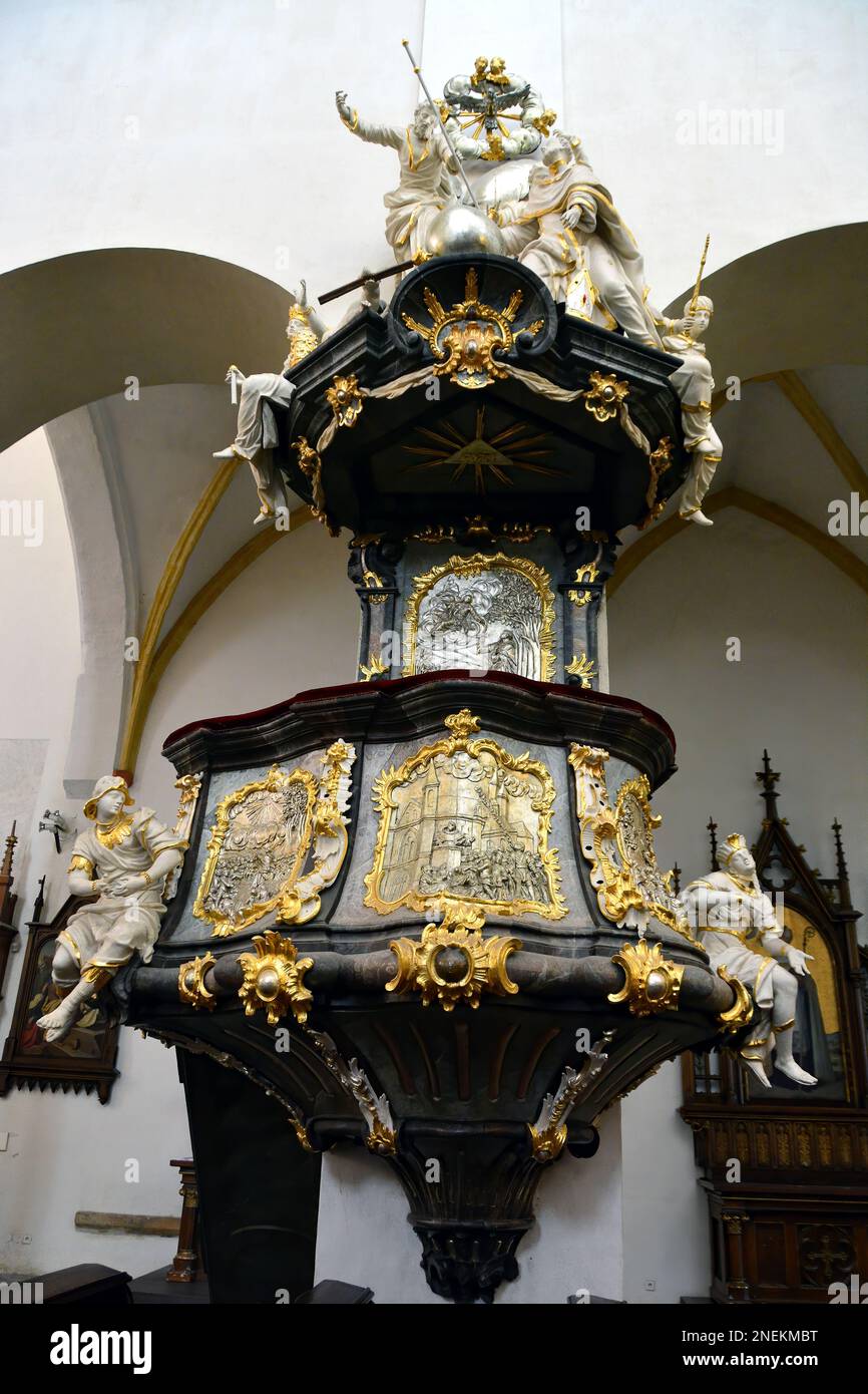 pulpit, Church of the Presentation of the Blessed Virgin Mary, Kostel ...