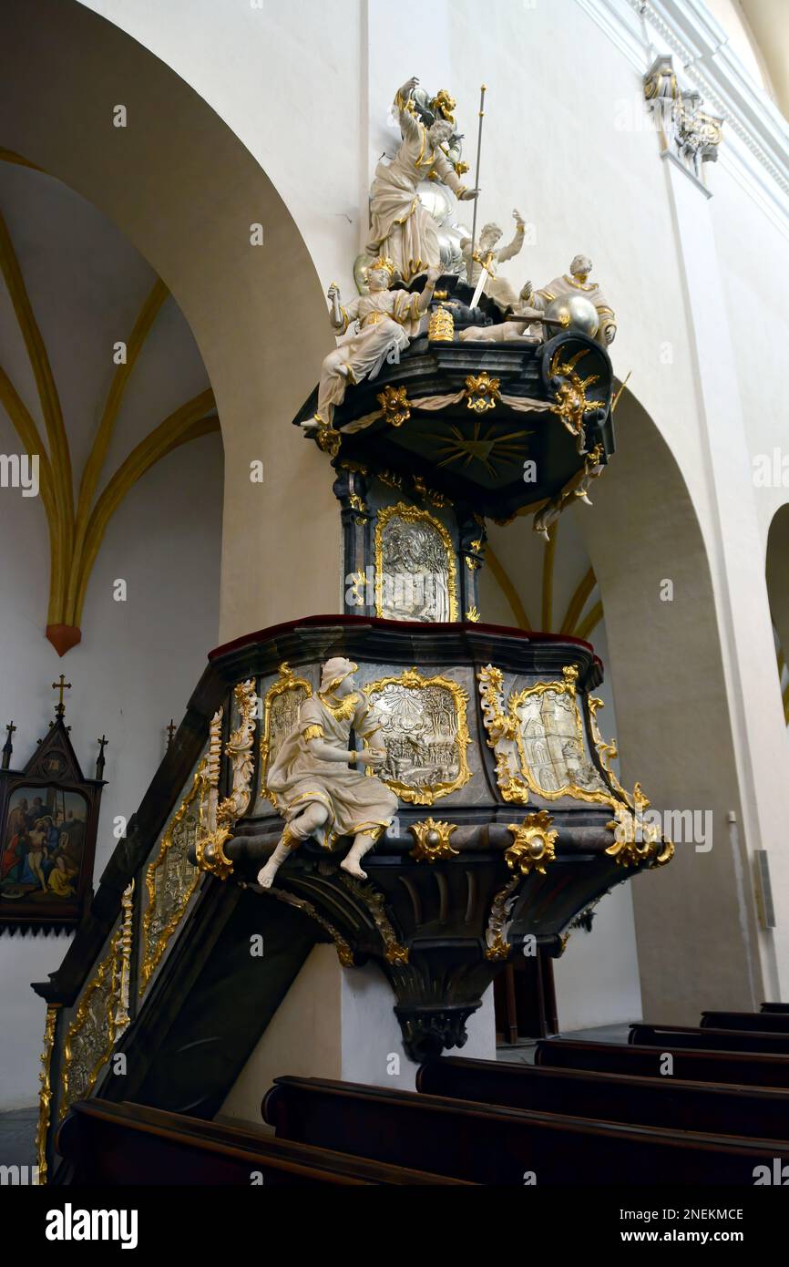 pulpit, Church of the Presentation of the Blessed Virgin Mary, Kostel ...