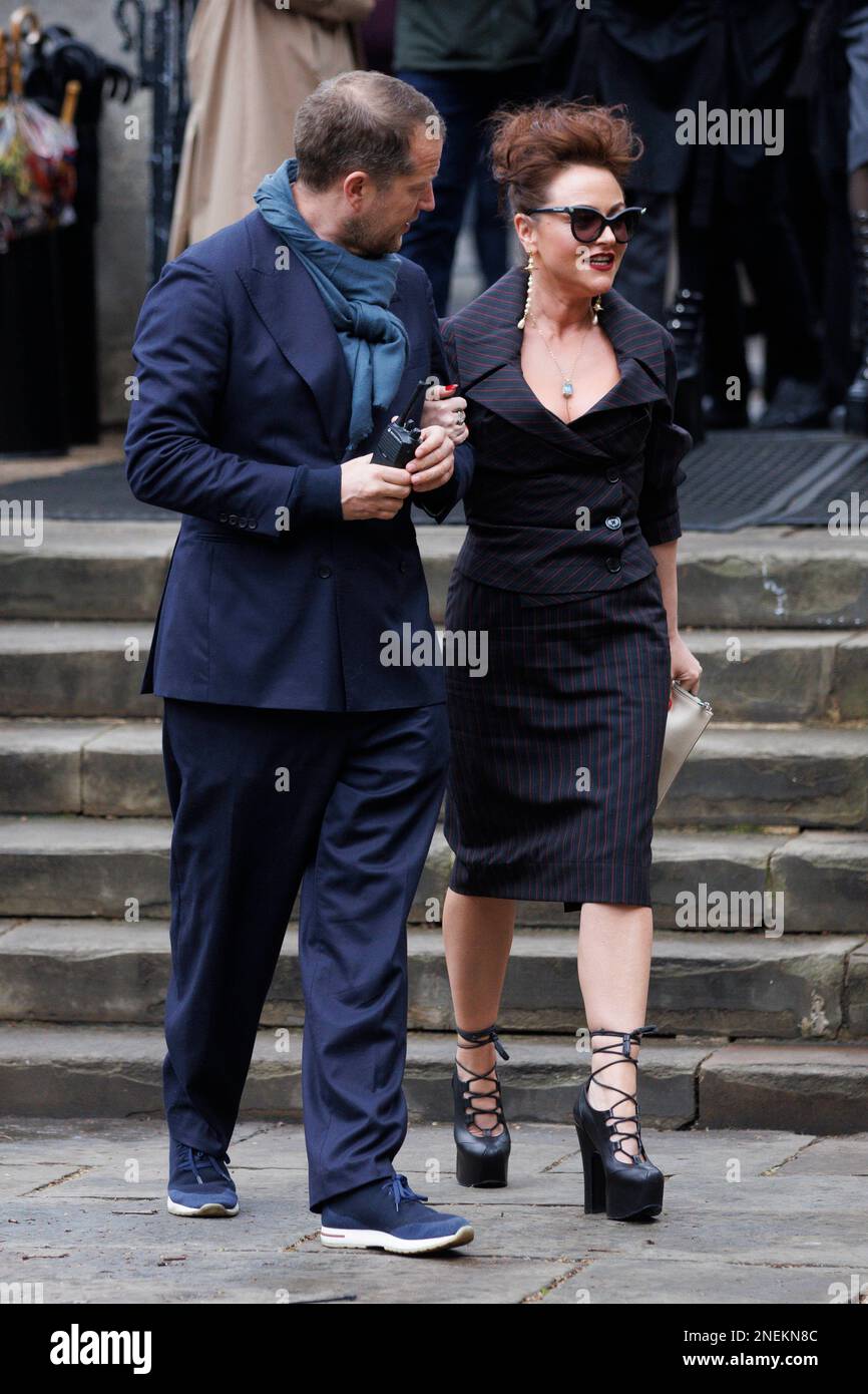 London, UK. 16th Feb, 2023. Jamie Winstone Family, friends, celebrities ...