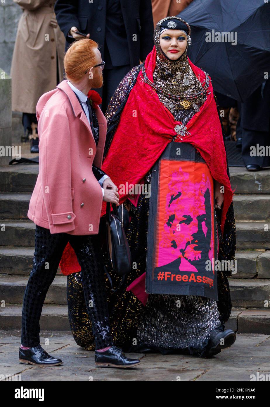 London, UK. 16th Feb, 2023. Daniel Lismore Family, friends, celebrities ...