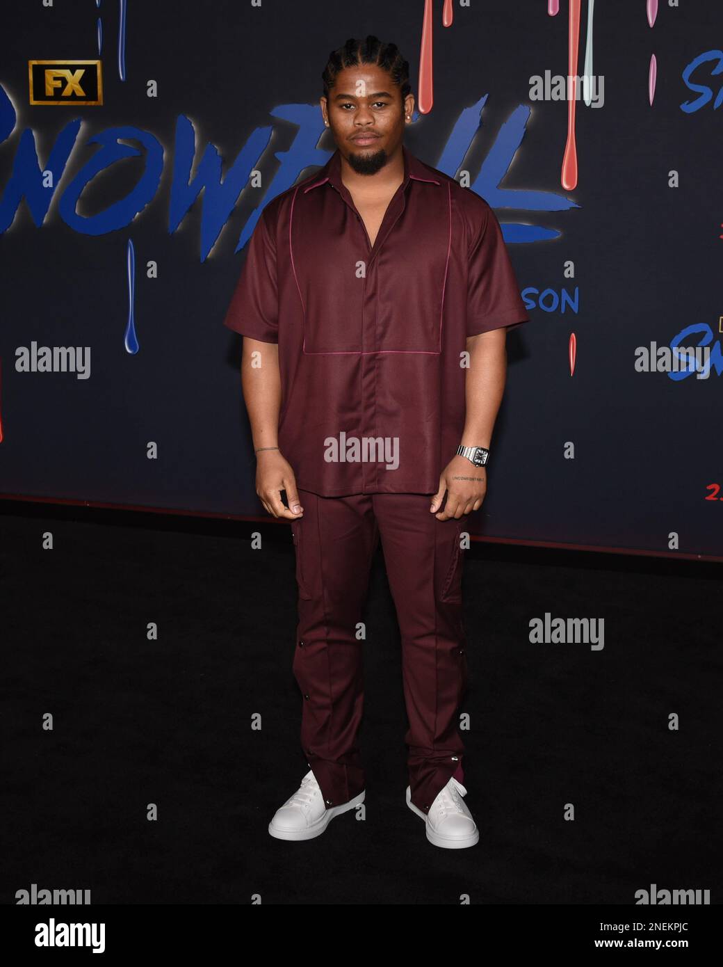 15 February 2023 - Burbank, California - Isaiah John. Red Carpet ...