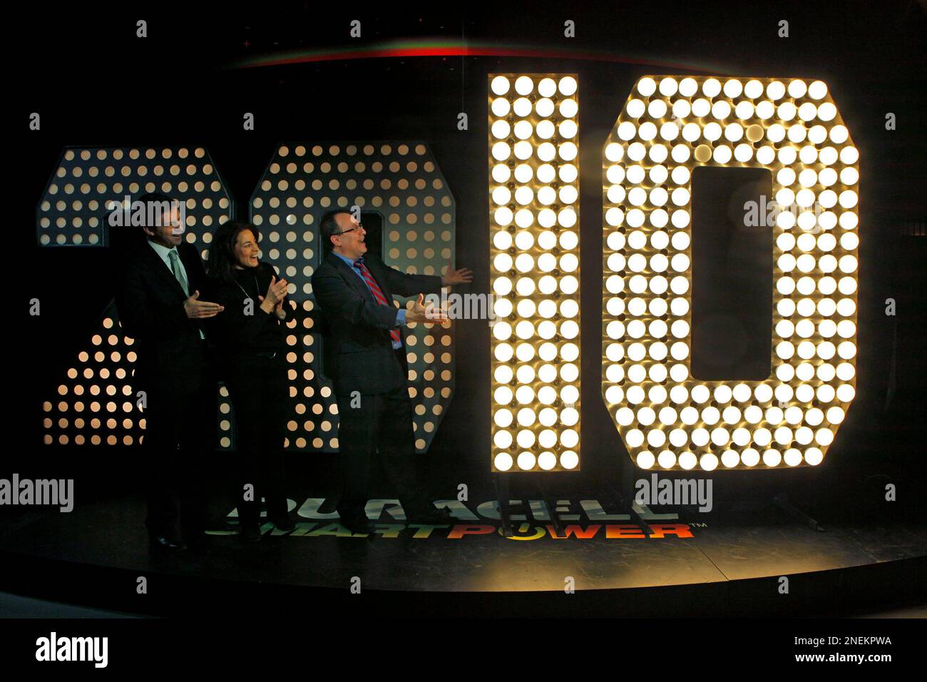 Tim Tompkins, president of Times Square Alliance, Susan Bloom, director ...