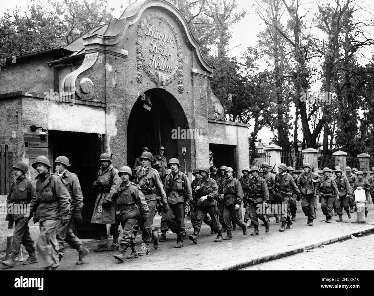 This is the entrance to the Burger Brau Keller, scene of the bomb plot ...